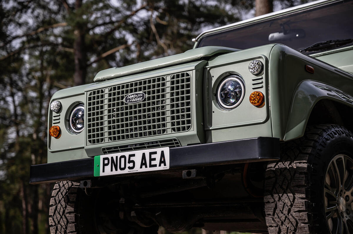 Electric Land Rover Defender has in-wheel motors and 320bhp | Autocar