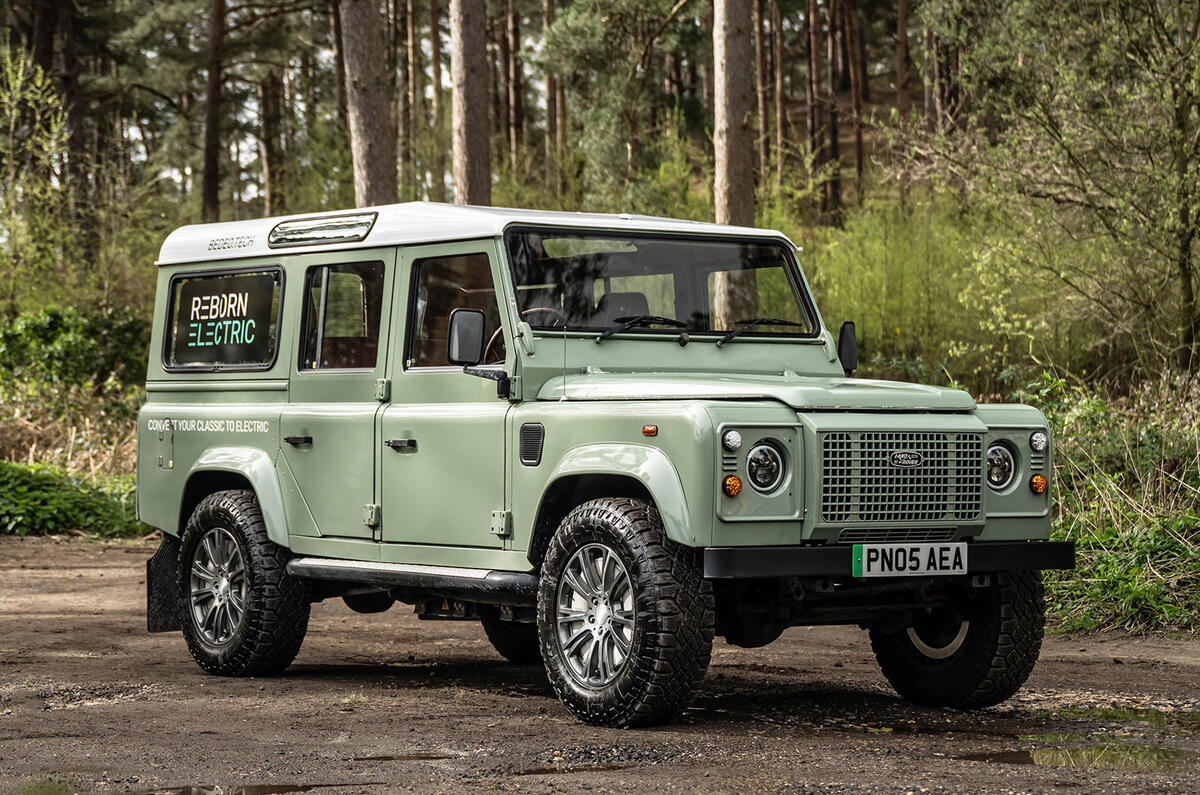Electric Land Rover Defender has in-wheel motors and 320bhp | Autocar