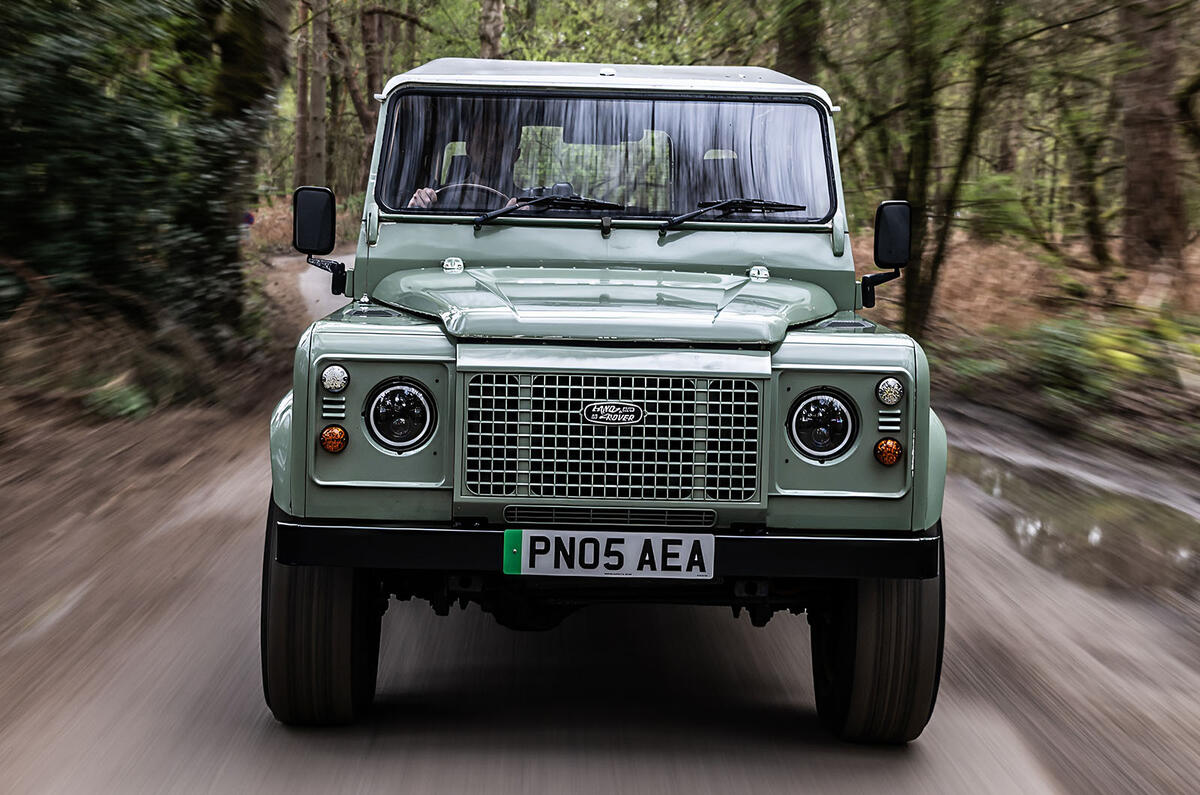 Electric Land Rover Defender has in-wheel motors and 320bhp | Autocar