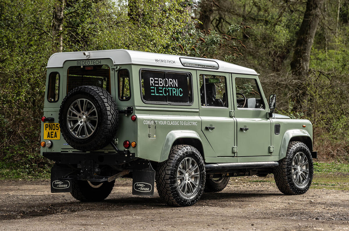 Electric Land Rover Defender has in-wheel motors and 320bhp | Autocar