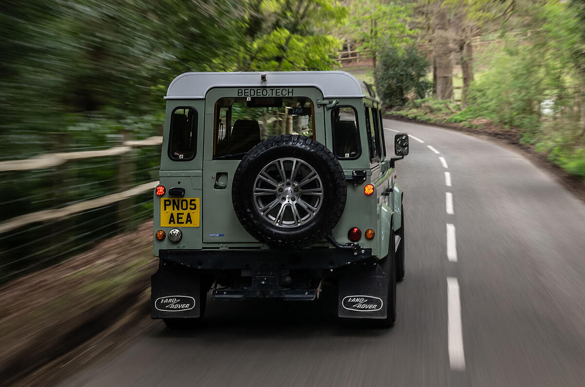 Electric Land Rover Defender has in-wheel motors and 320bhp | Autocar