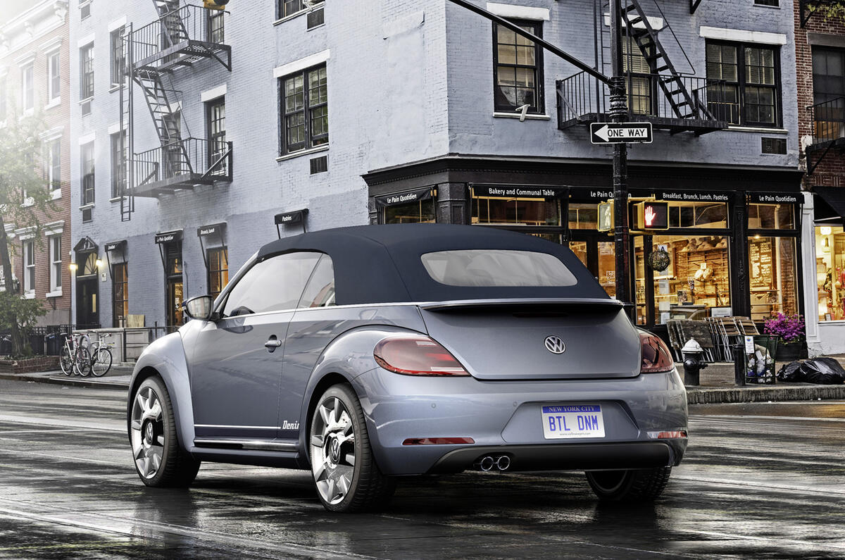 Volkswagen Beetle Denim and R-Line concepts revealed in New York | Autocar