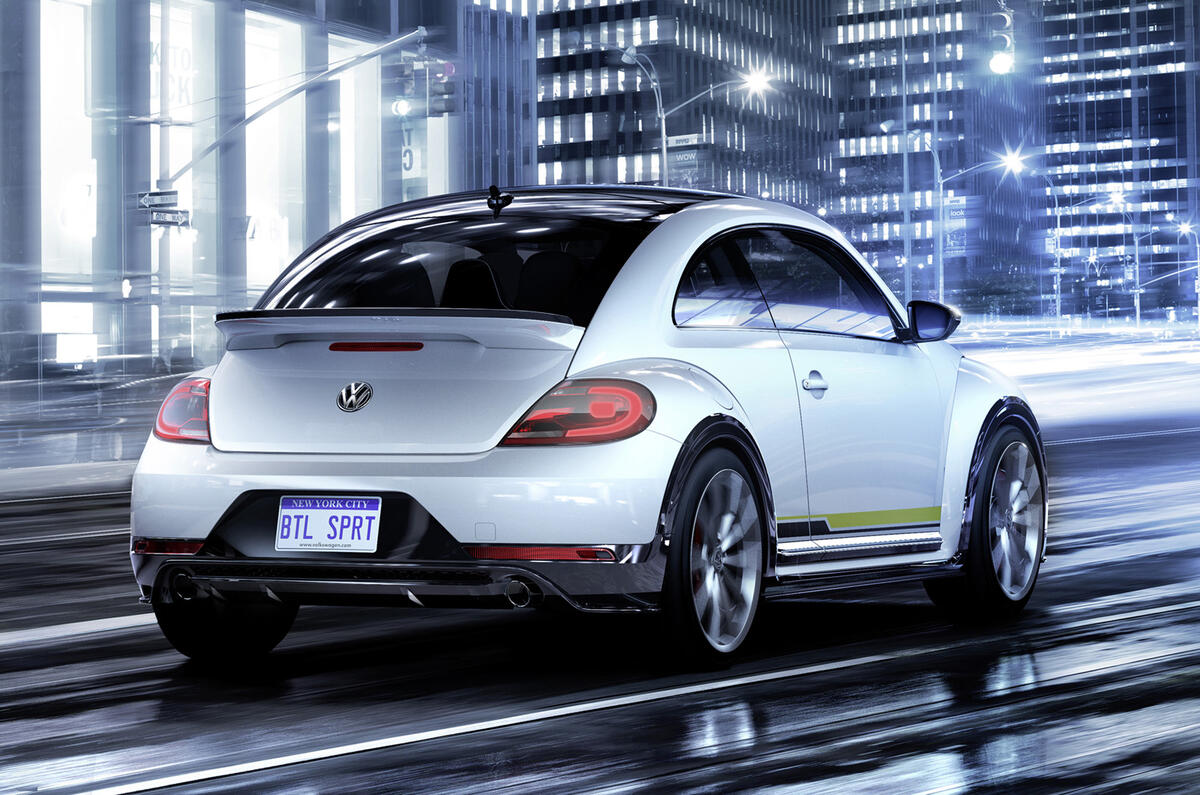 Volkswagen Beetle Denim and R-Line concepts revealed in New York | Autocar