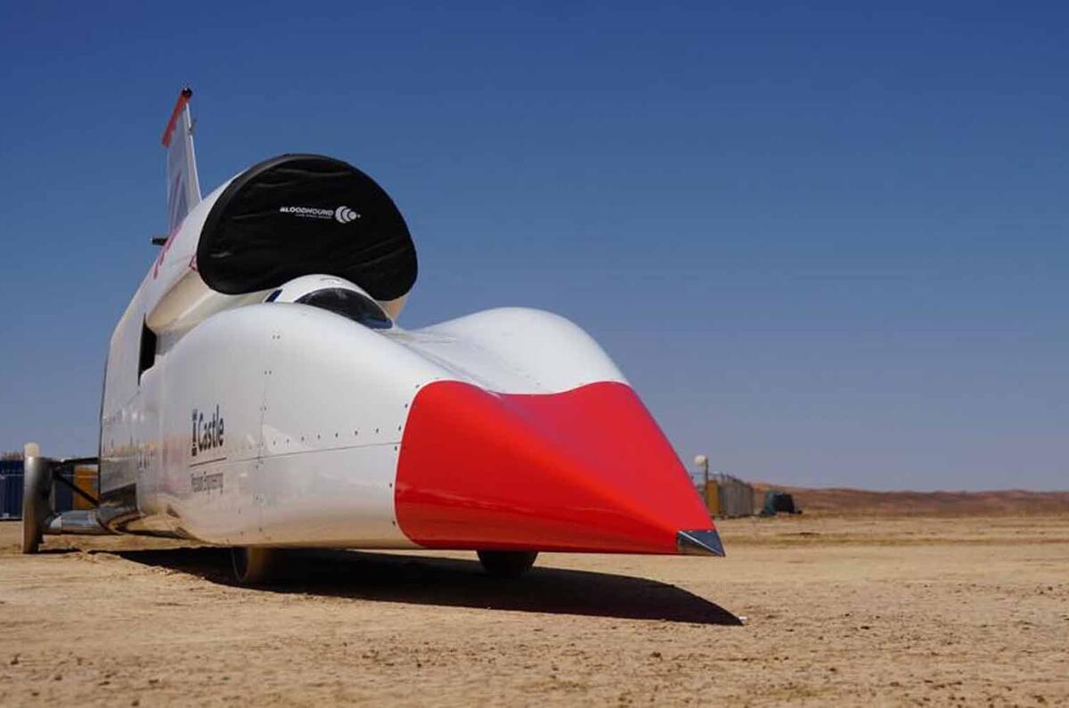 Bloodhound land speed record car tops 500mph | Autocar