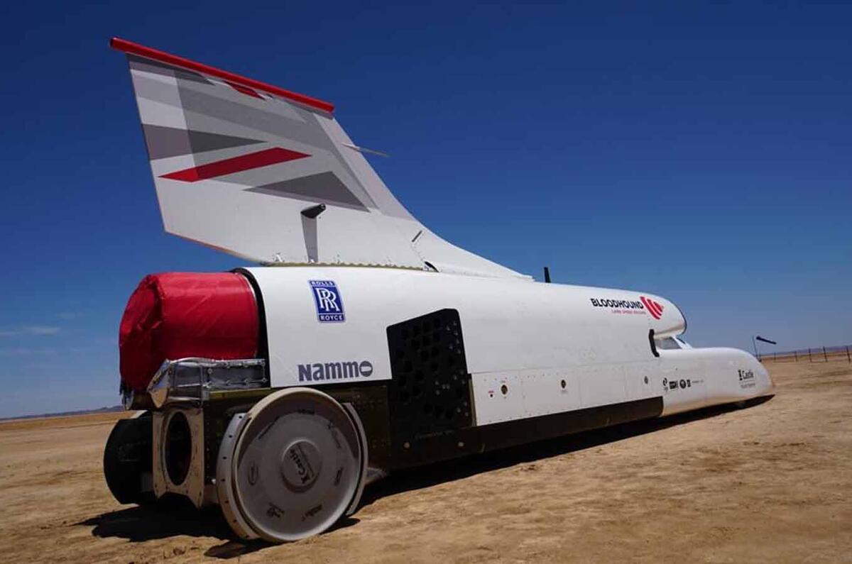 Bloodhound land speed record car tops 500mph | Autocar