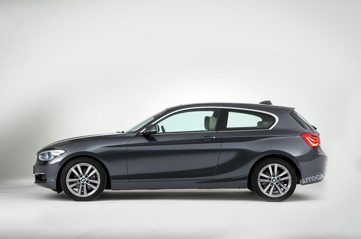 Facelifted BMW 1 Series - exclusive studio pictures | Autocar