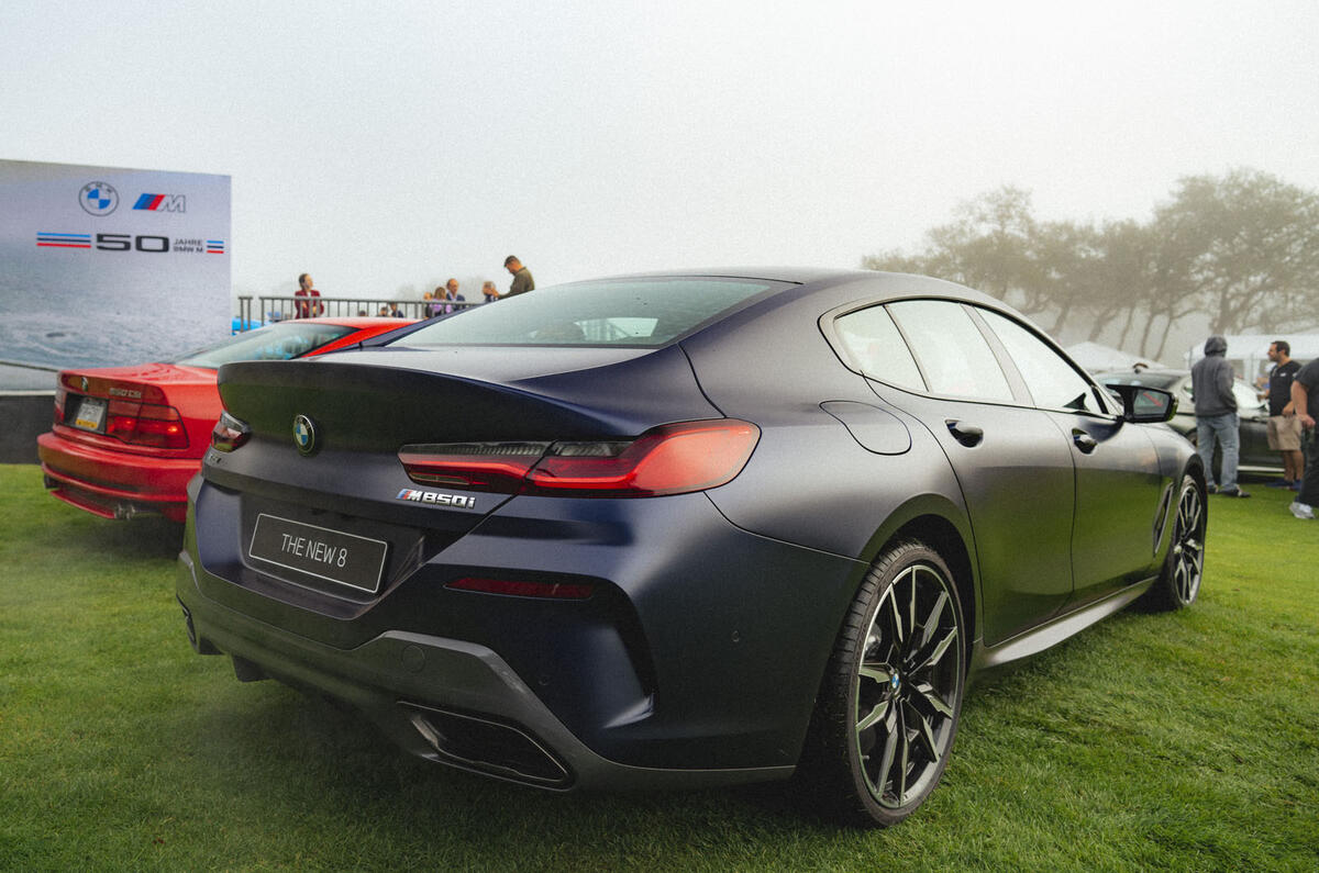 New 2022 BMW 8 Series gets public debut at Amelia Island | Autocar