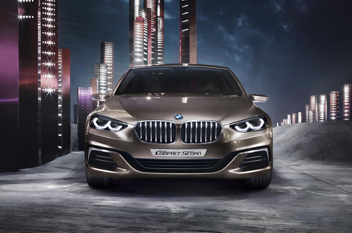 BMW Concept Compact Sedan revealed at Guangzhou motor show | Autocar