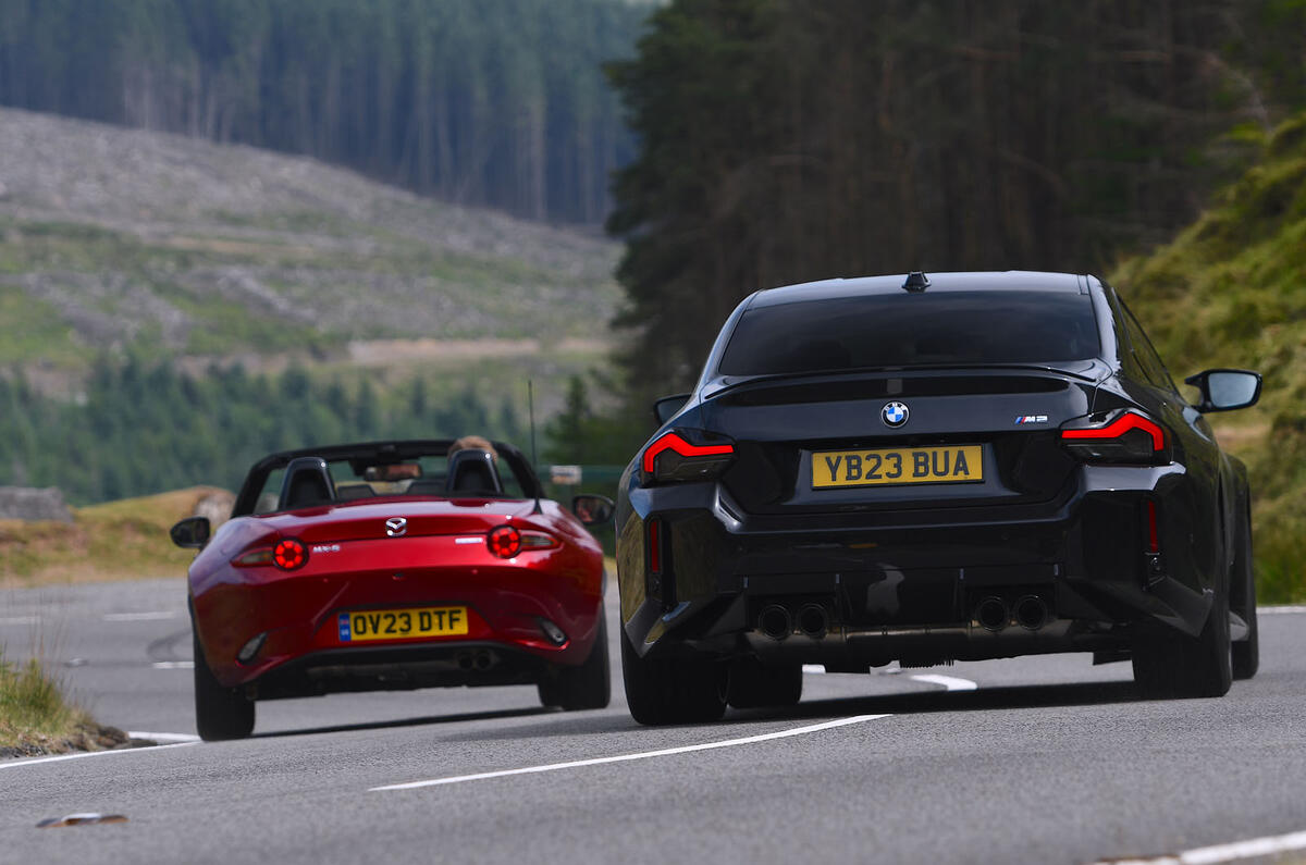 Manual showdown: BMW M2 vs Honda Civic Type R vs Mazda MX-5 | Autocar