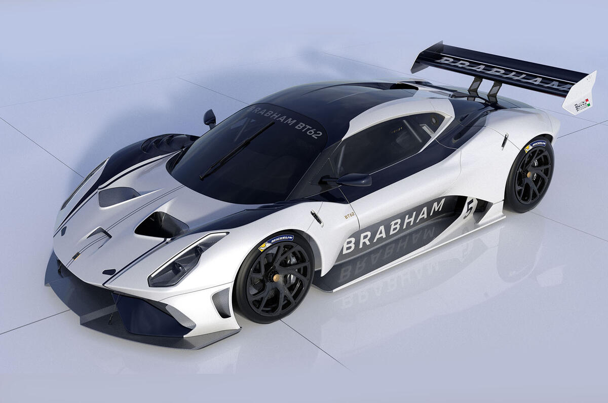 Brabham BT62: 700bhp track-only hypercar demonstrated at Goodwood | Autocar