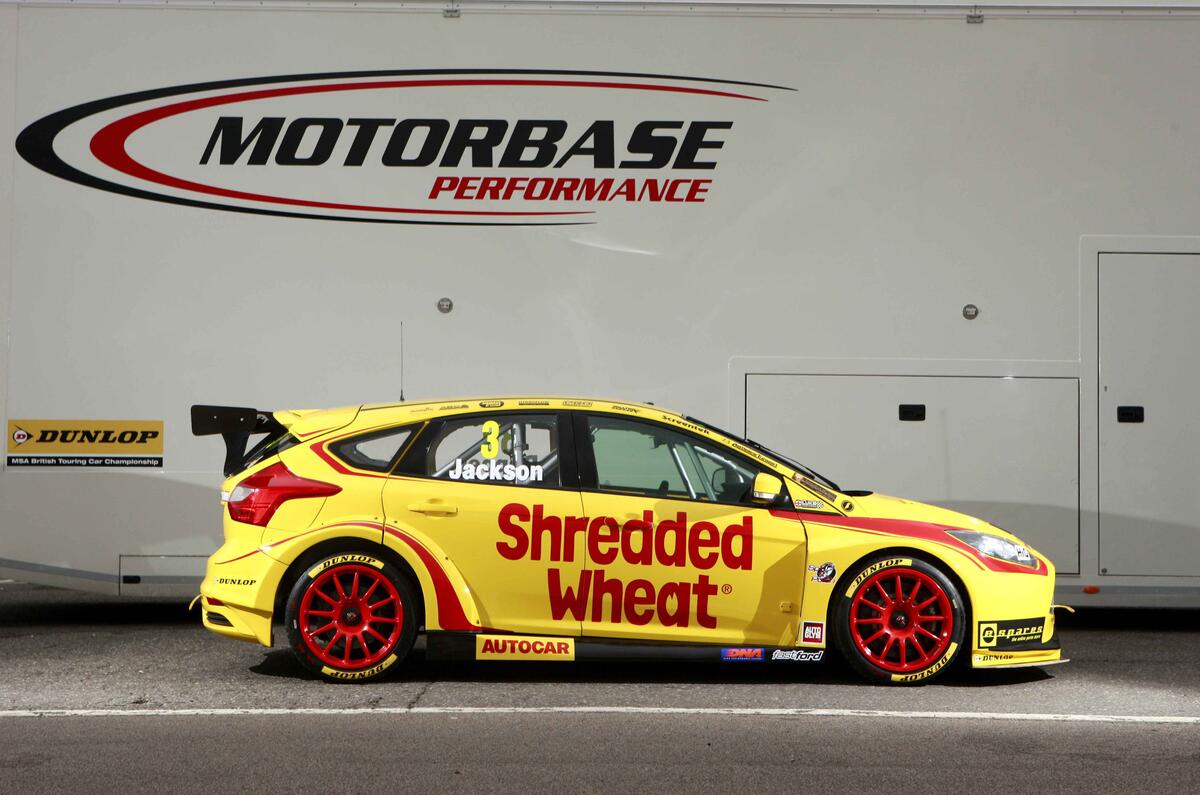 Motorbase retains Jackson and gains Shredded Wheat support in BTCC ...