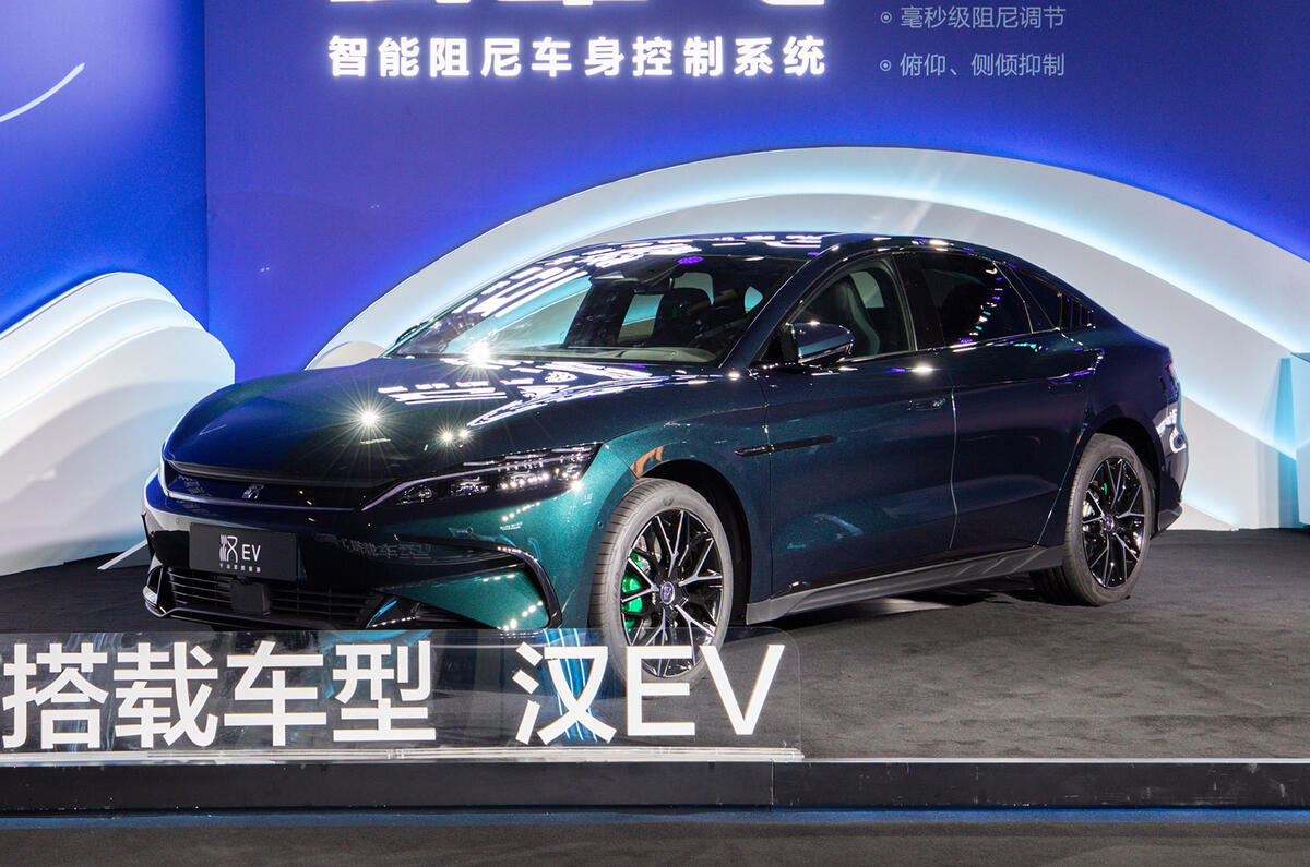 Watch: BYD cars jump on demand with radical suspension tech | Autocar