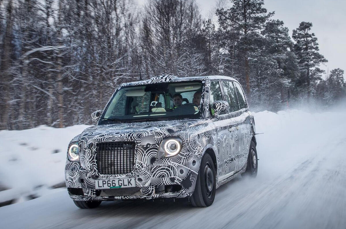 London Taxi Company's electrified cab makes dynamic debut - with video ...