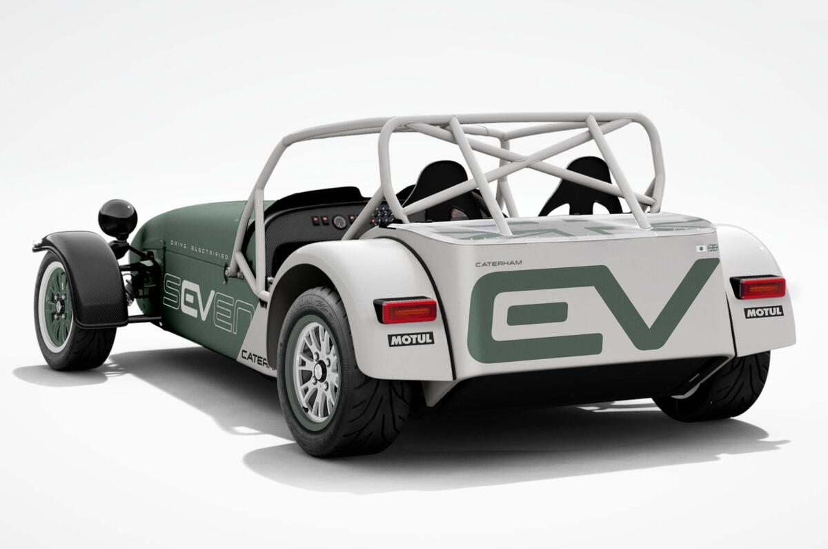 Electric Caterham Seven: 322bhp track car weighs just 700kg | Autocar