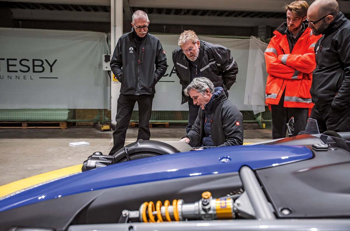 Aero testing the new Ariel Atom 4R in Catesby tunnel | Autocar