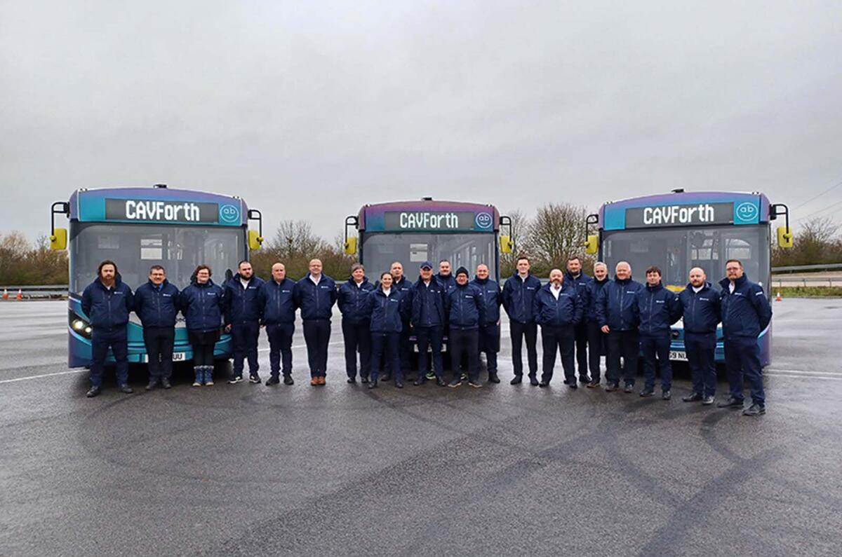 Self-driving buses enter service on UK roads for first time | Autocar