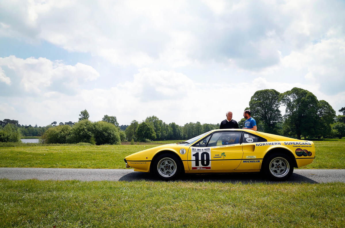 Driving a Ferrari 308 GTB Group B rally car | Autocar