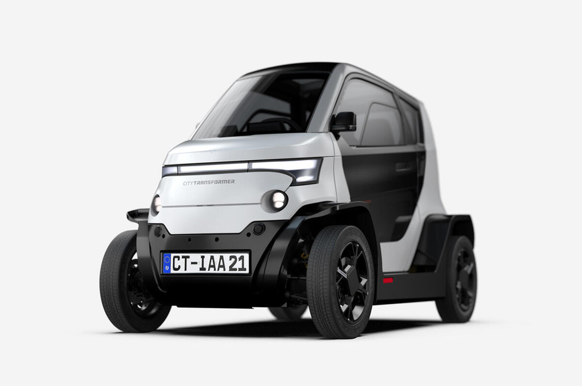 City Transformer is small urban EV with a folding, adjustable body ...