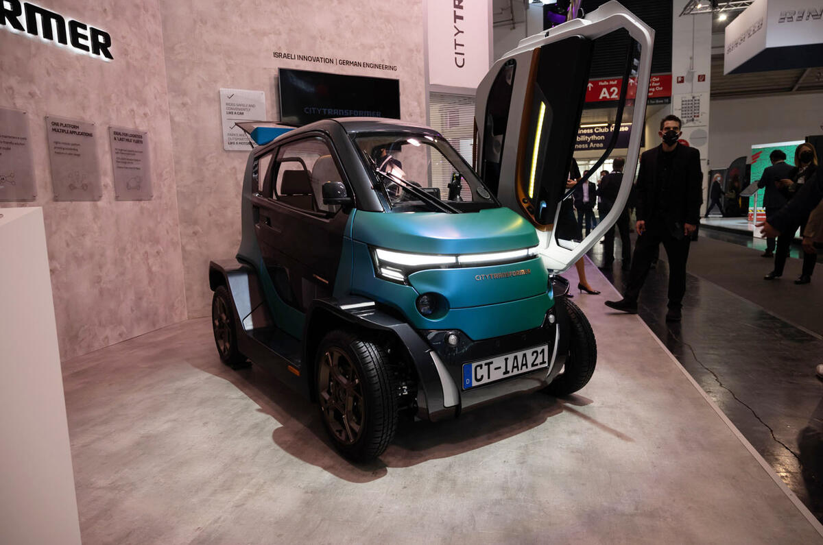 City Transformer is small urban EV with a folding, adjustable body ...
