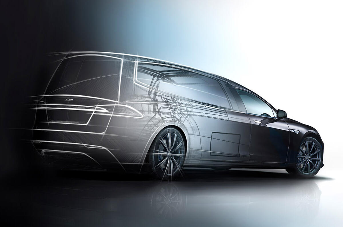 Tesla Model S-derived hearse revealed to cater for 'eco-funerals' | Autocar