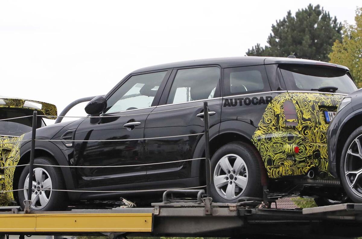 New Mini Countryman 2020 facelift seen in disguise | Autocar