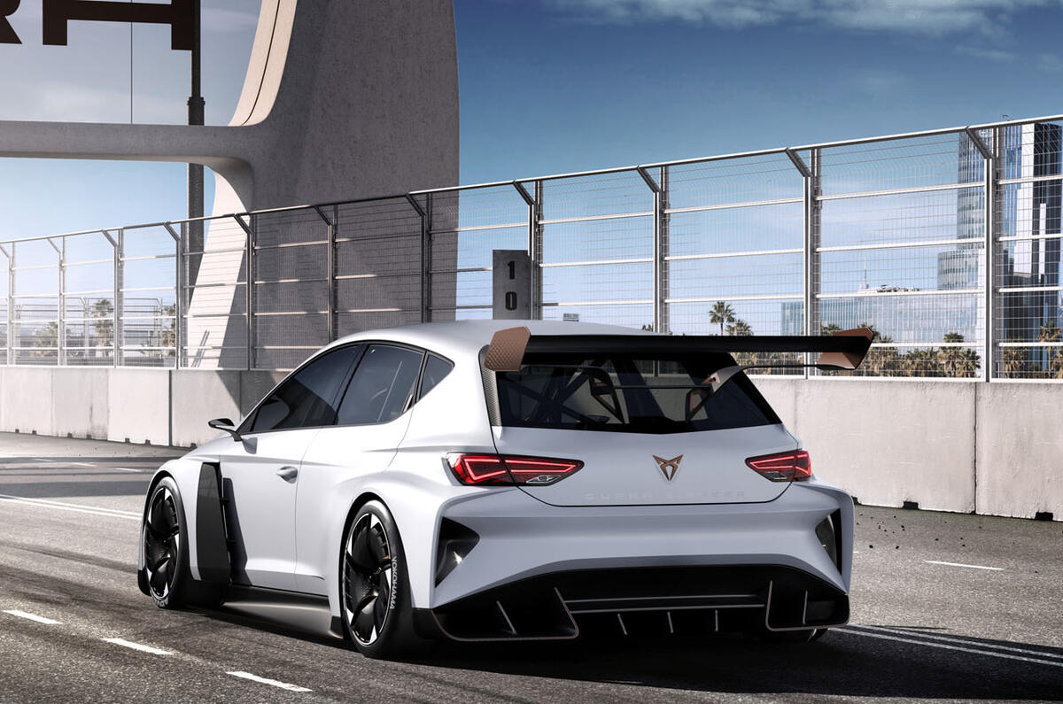 Cupra confirms specs of 670bhp e-Racer electric racing car | Autocar
