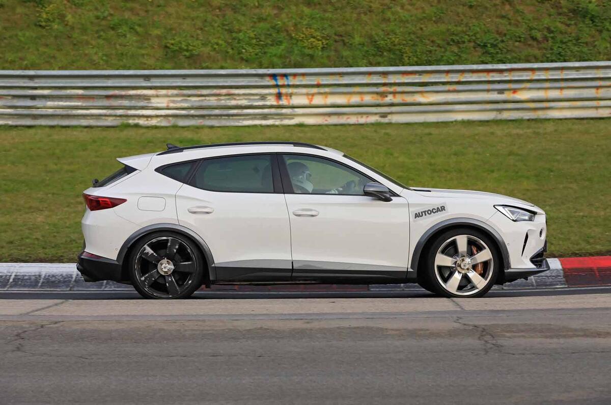 Updated: Cupra Formentor prototype seen with five-cylinder engine | Autocar