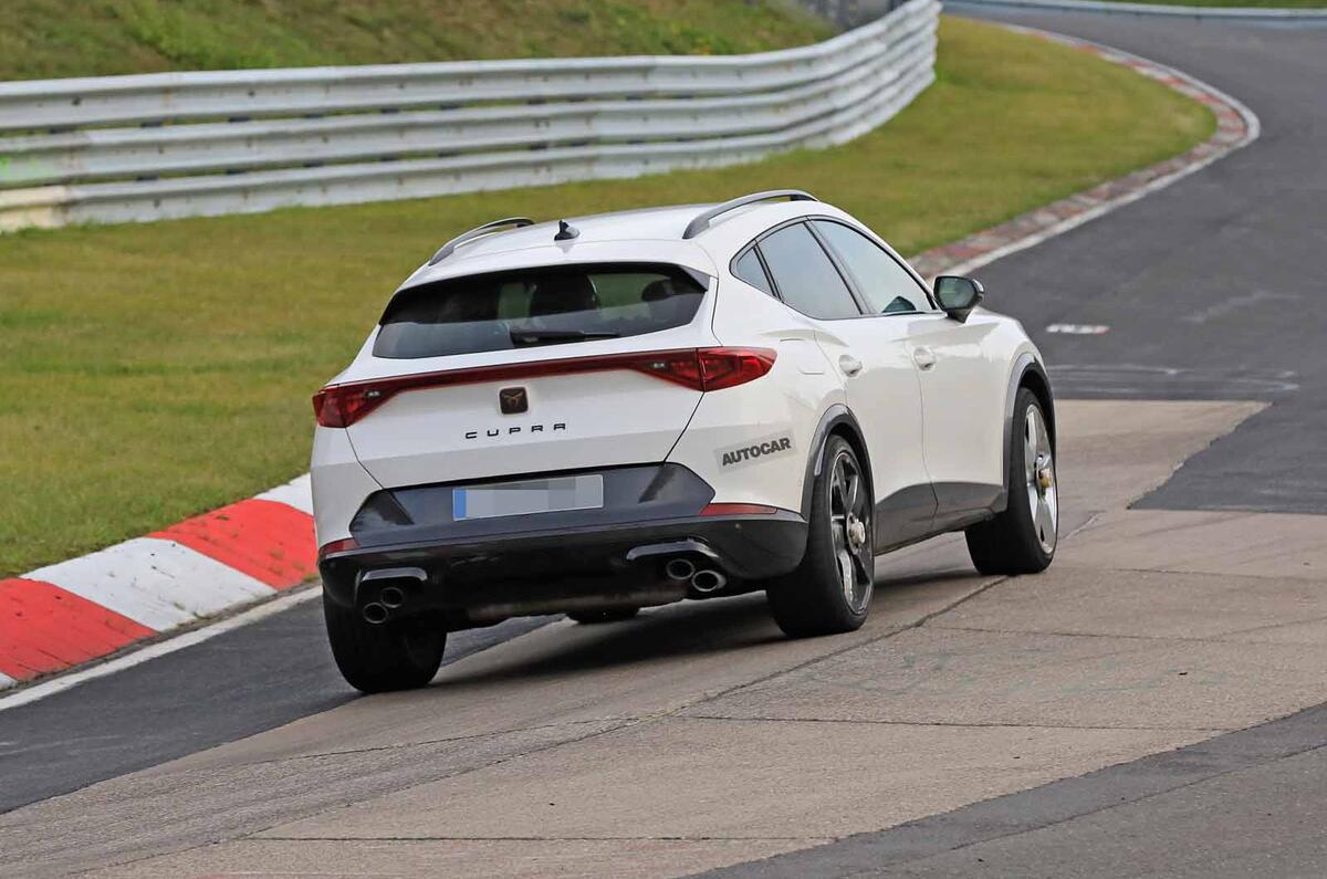 Updated: Cupra Formentor prototype seen with five-cylinder engine | Autocar