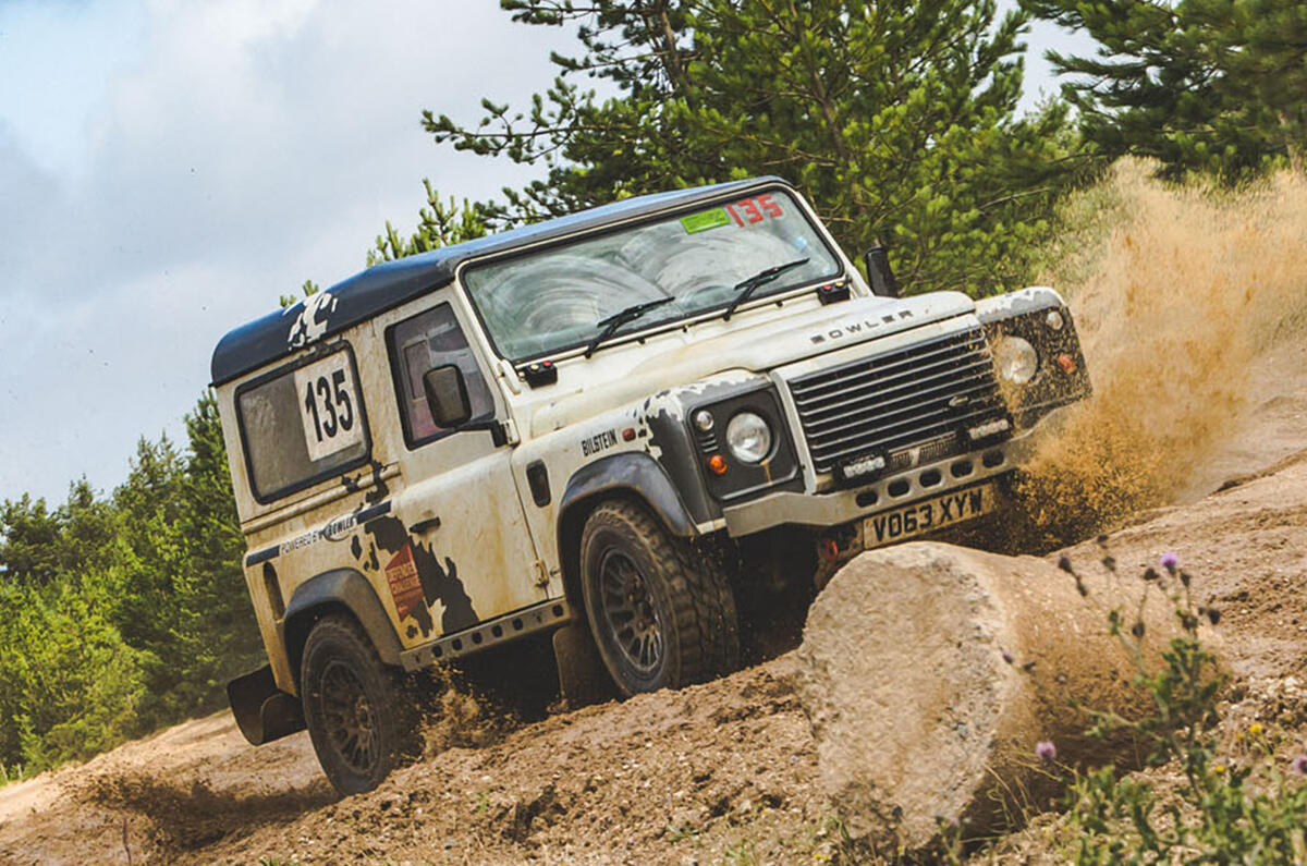 Dirt in our eyes: Cross-country rallying in a Bowler Defender Challenge ...