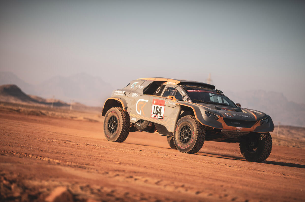 GCK Motorsport showcases e-Blast off-roader at Dakar | Autocar
