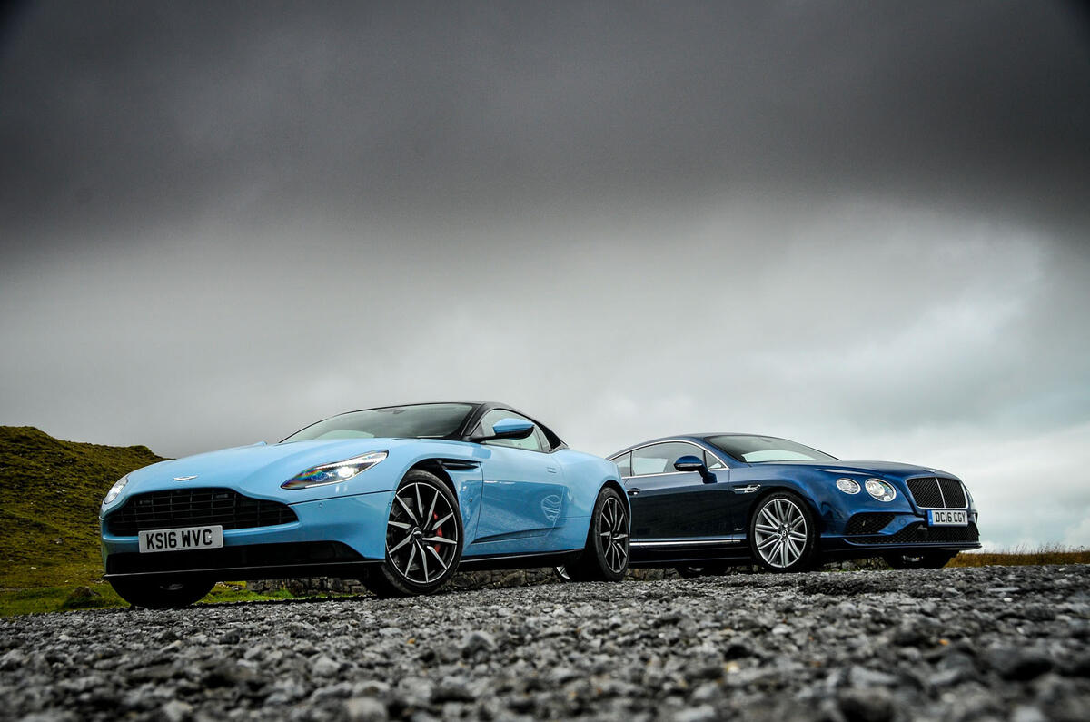 Aston Martin DB11 vs Bentley Continental GT Speed - grand tourers ...