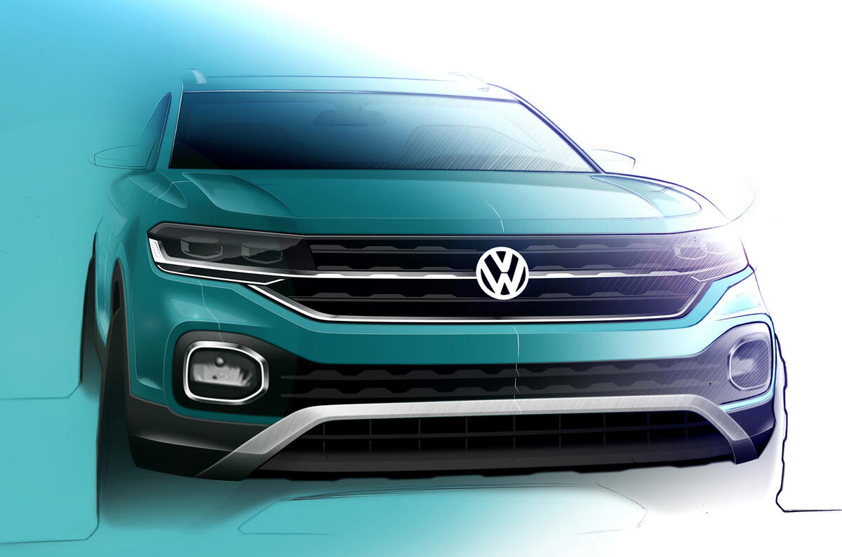 2019 Volkswagen T-Cross: new teaser video hints at crossover's design ...
