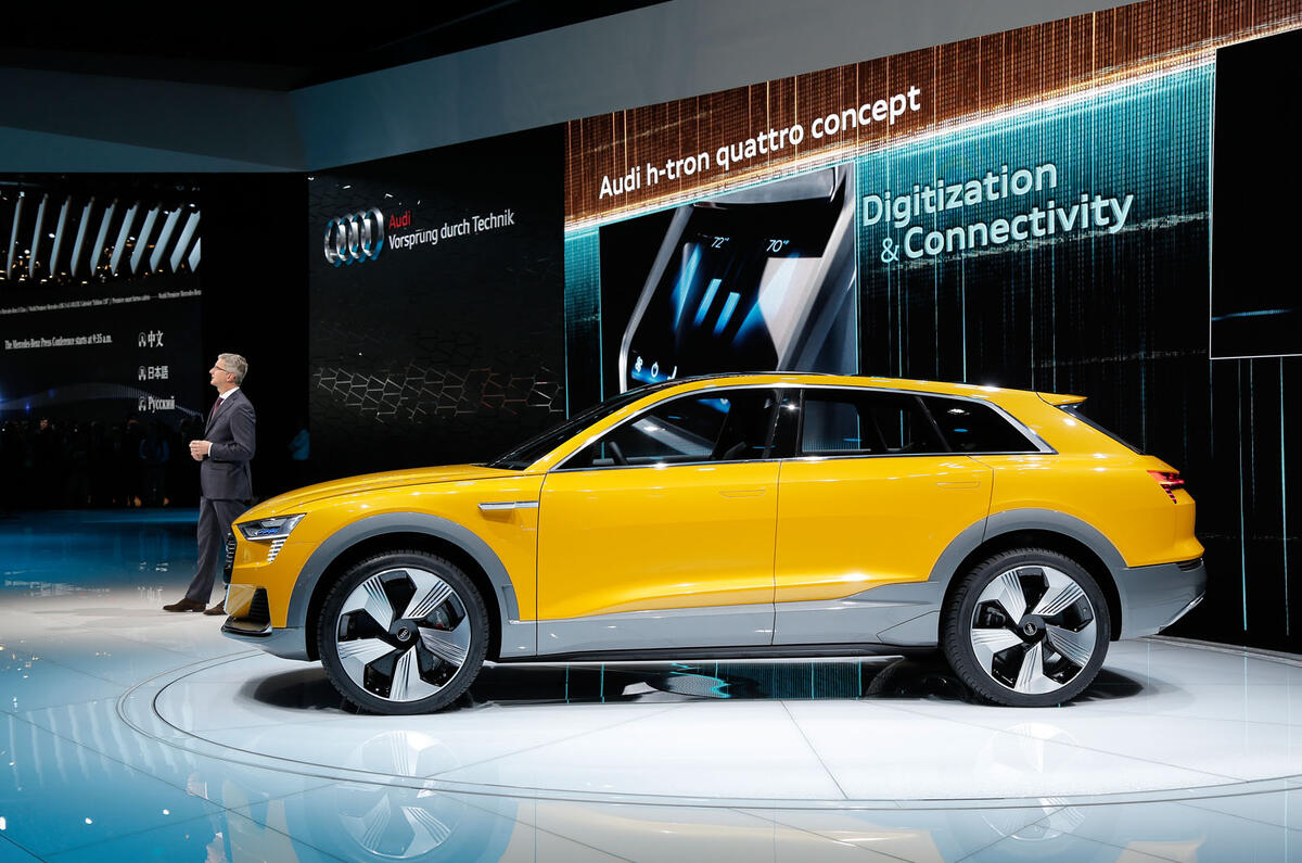 Hydrogen powered Audi h-tron quattro concept revealed in Detroit | Autocar