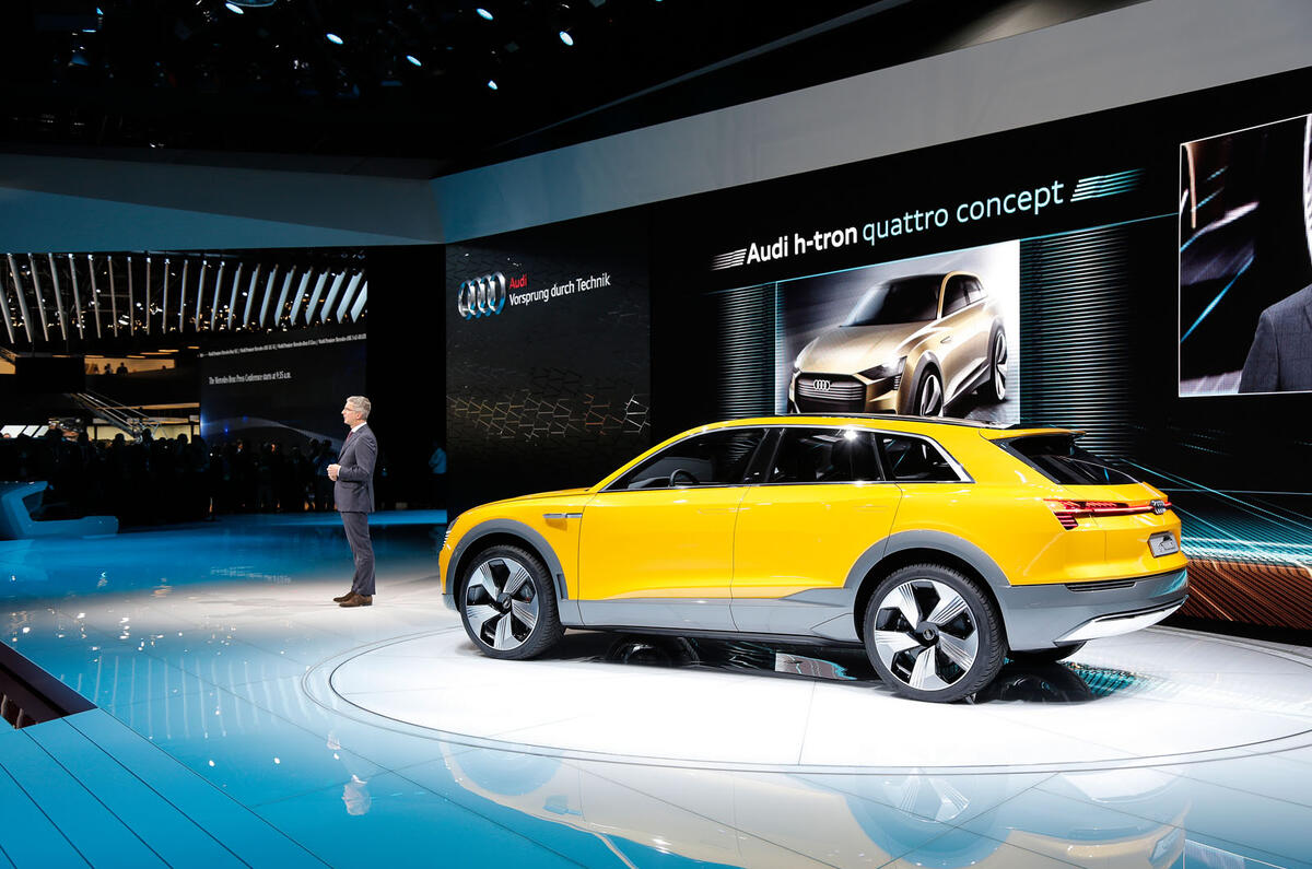 Hydrogen powered Audi h-tron quattro concept revealed in Detroit | Autocar