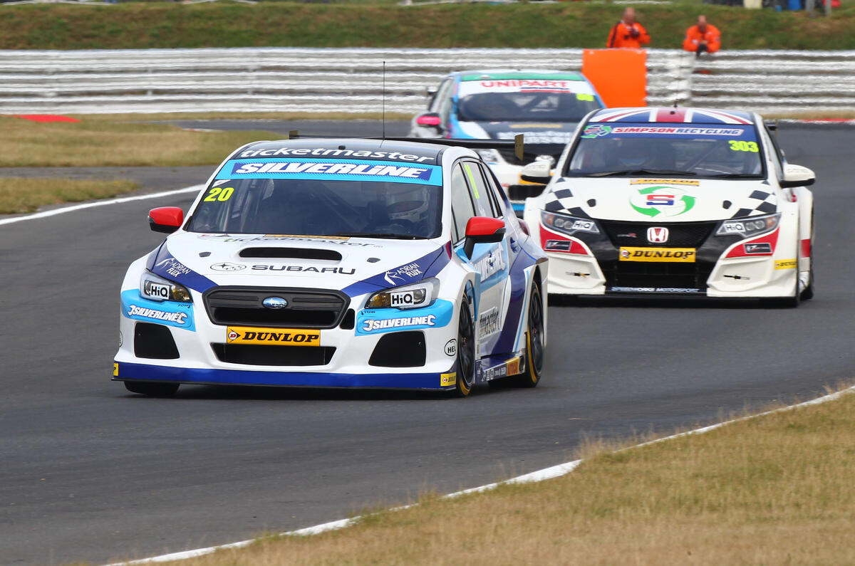 BTCC Snetterton: Collard goes top of championship after dramatic day ...