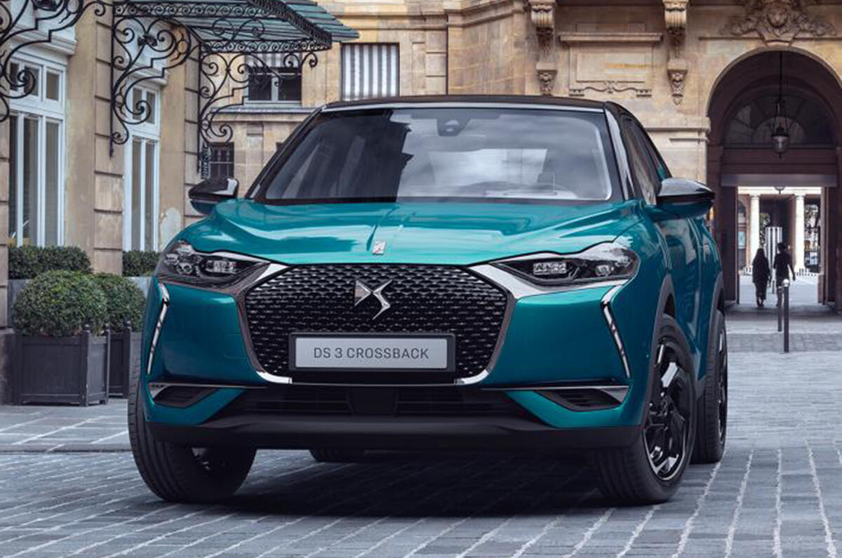 New DS 3 Crossback revealed with petrol, diesel and electric power ...