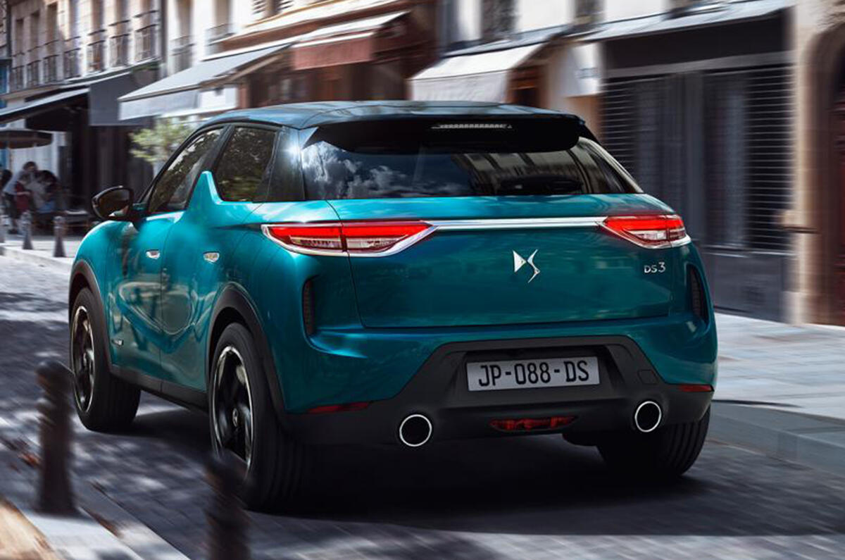 New DS 3 Crossback revealed with petrol, diesel and electric power ...