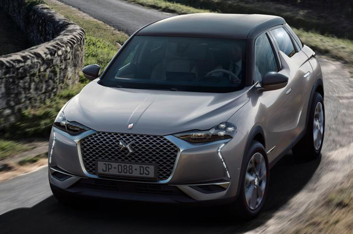 New DS 3 Crossback revealed with petrol, diesel and electric power ...