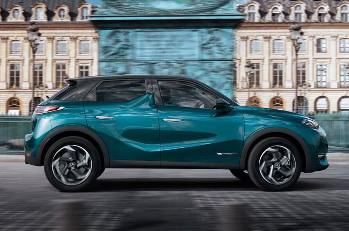 New DS 3 Crossback revealed with petrol, diesel and electric power ...