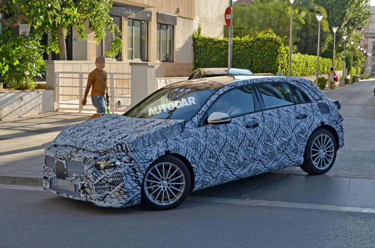 2018 Mercedes-Benz A-class prototype reveals larger boot | Autocar