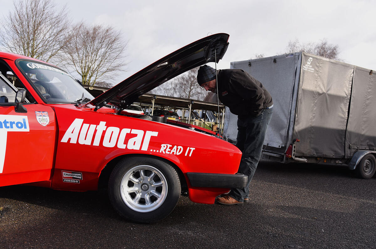 Gordon Spice Racing Ford Capri driven at Goodwood | Autocar