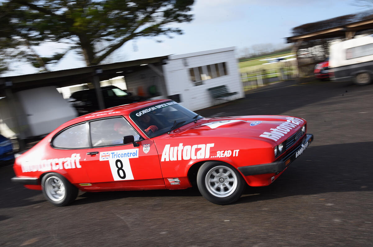 Gordon Spice Racing Ford Capri driven at Goodwood | Autocar