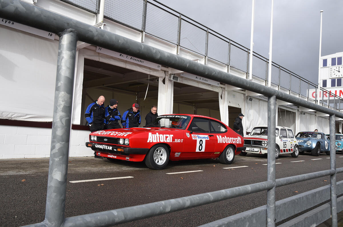 Gordon Spice Racing Ford Capri driven at Goodwood | Autocar