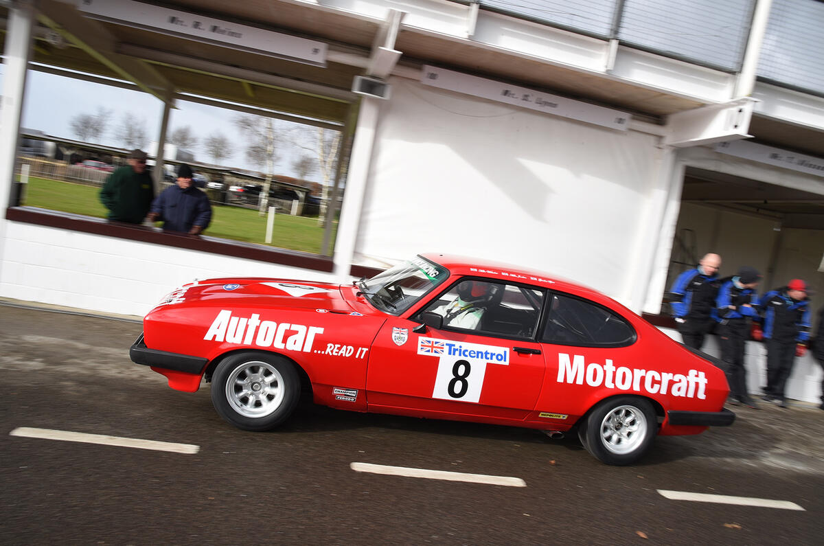 Gordon Spice Racing Ford Capri driven at Goodwood | Autocar