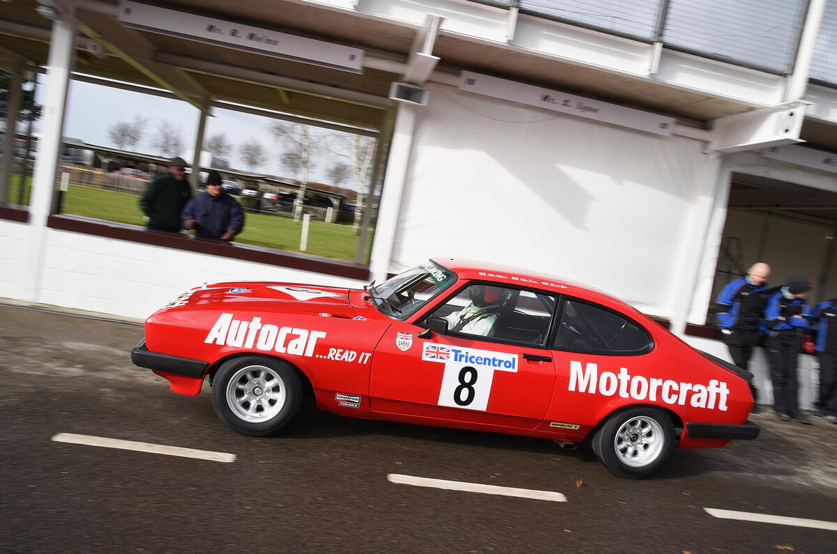 Gordon Spice Racing Ford Capri driven at Goodwood | Autocar