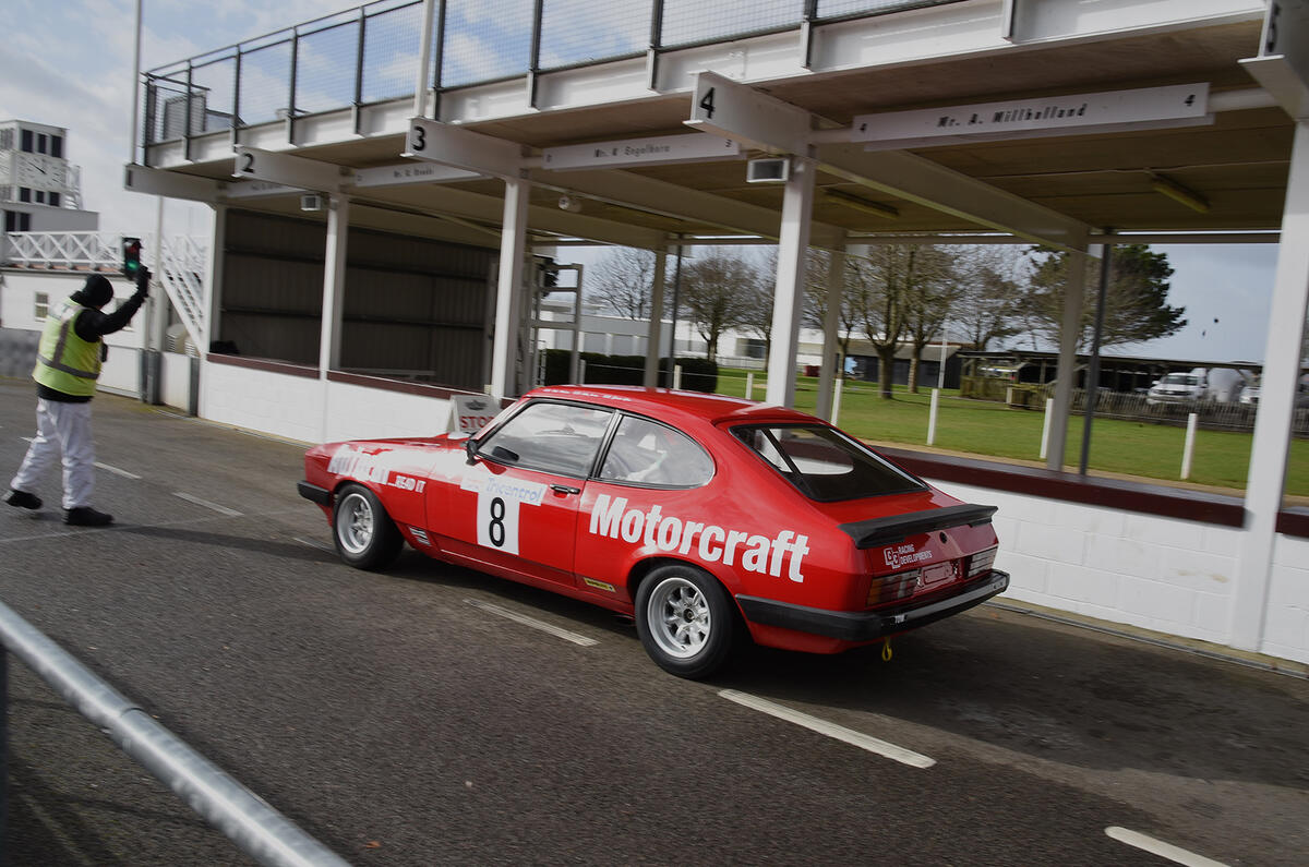 Gordon Spice Racing Ford Capri driven at Goodwood | Autocar