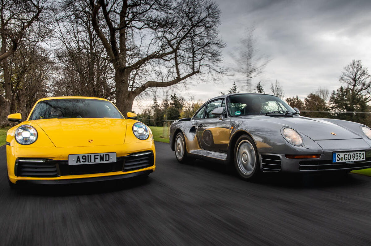 The evolution of Porsche: new 911 vs legendary 959 | Autocar
