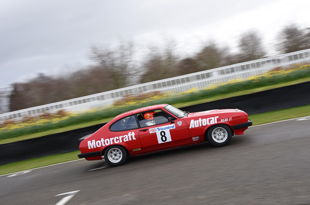 Gordon Spice Racing Ford Capri driven at Goodwood | Autocar