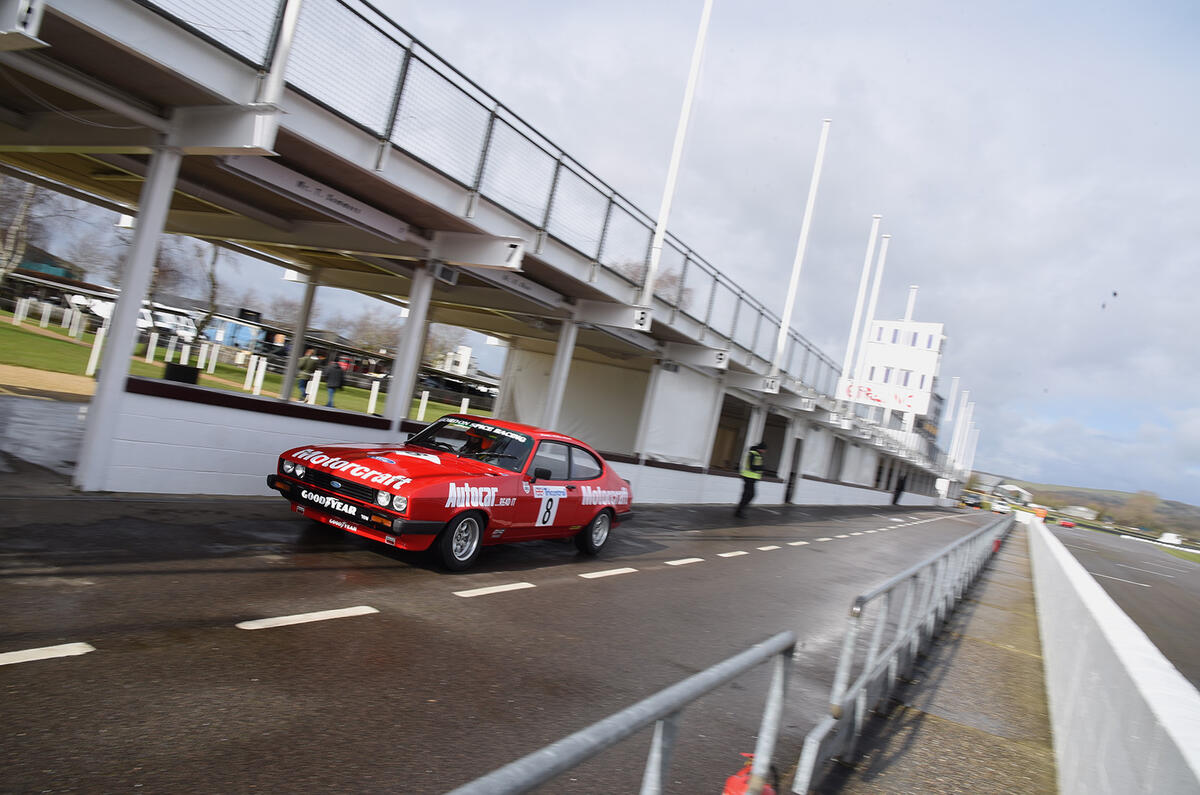 Gordon Spice Racing Ford Capri driven at Goodwood | Autocar
