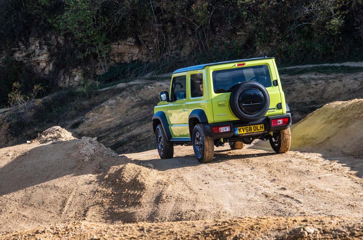 Suzuki Jimny vs. Toyota Land Cruiser off-road | Autocar